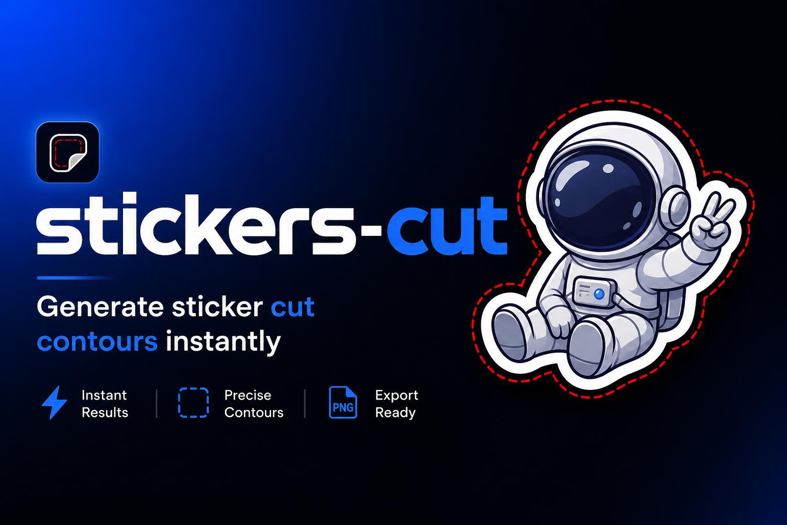 stickers-cut — Generate sticker cut contours instantly